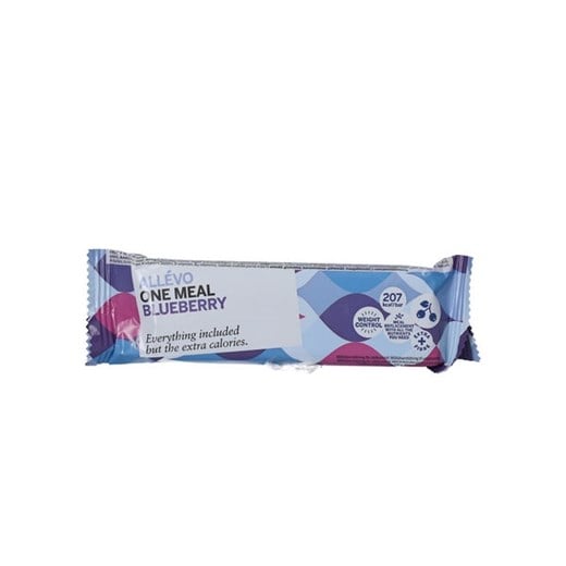 Allevo LCD Bar One Meal Blåbær 1 stk. - ernæringsbar